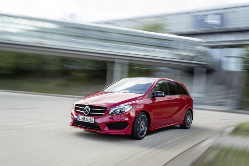 Mercedes-Benz B-class technical specifications and fuel economy